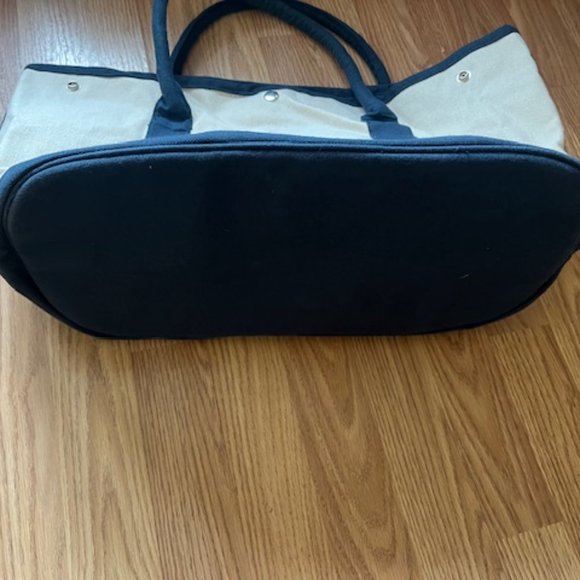 Scarborough & tweed | Bags | Morgan Stanley Canvas Tote Banker Bag ...